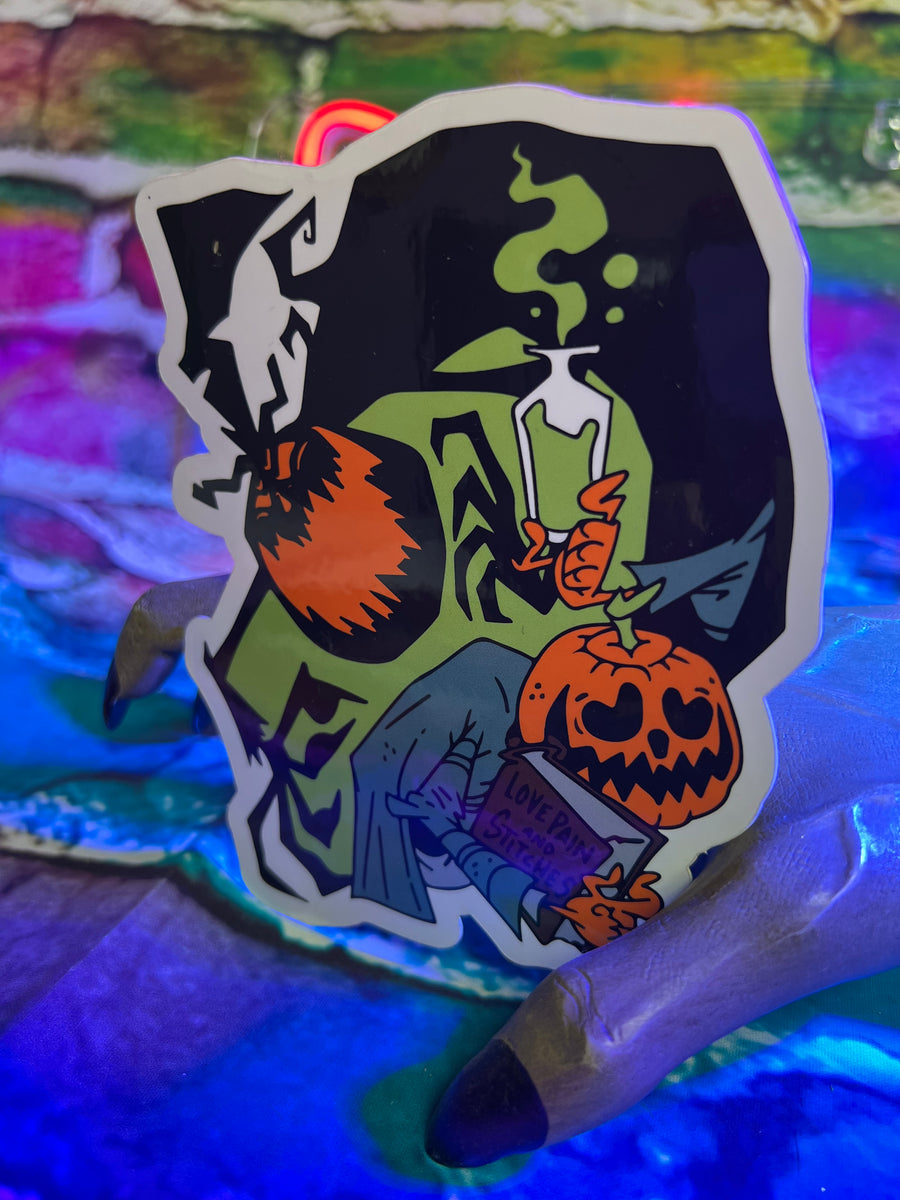 Mr Hyde Vinyl Sticker – Love Pain and Stitches