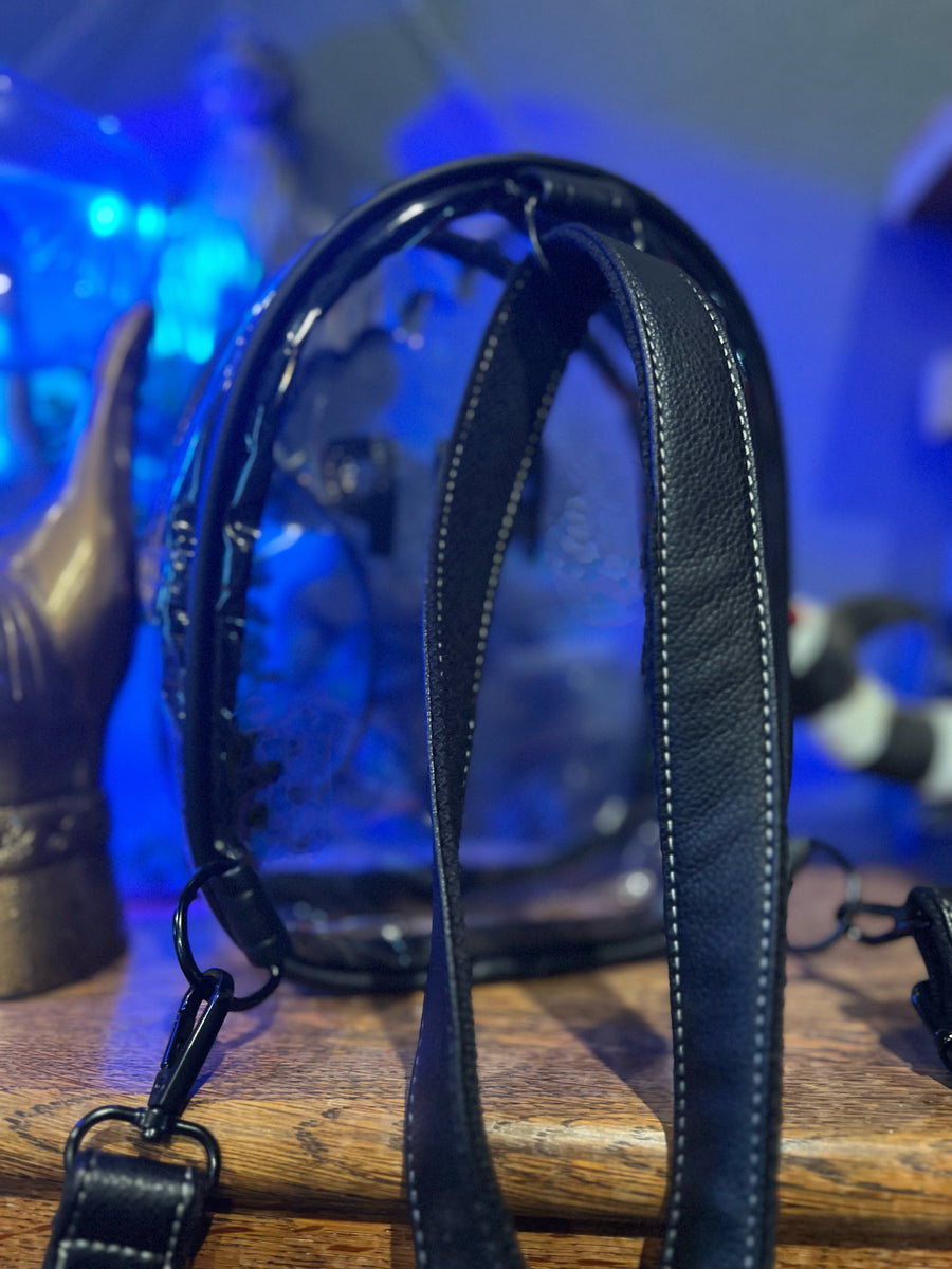 Hand crafted clear Mini RIP bag – Love Pain and Stitches