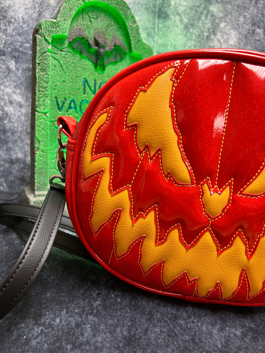 Hand Crafted: Bad Company Neon Glitter Red with Yellow face – Love Pain ...